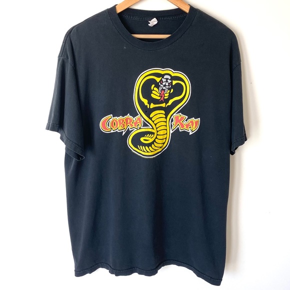 Shirts | Vintage Cobra Kai Strike First Tee Shirt | Poshmark